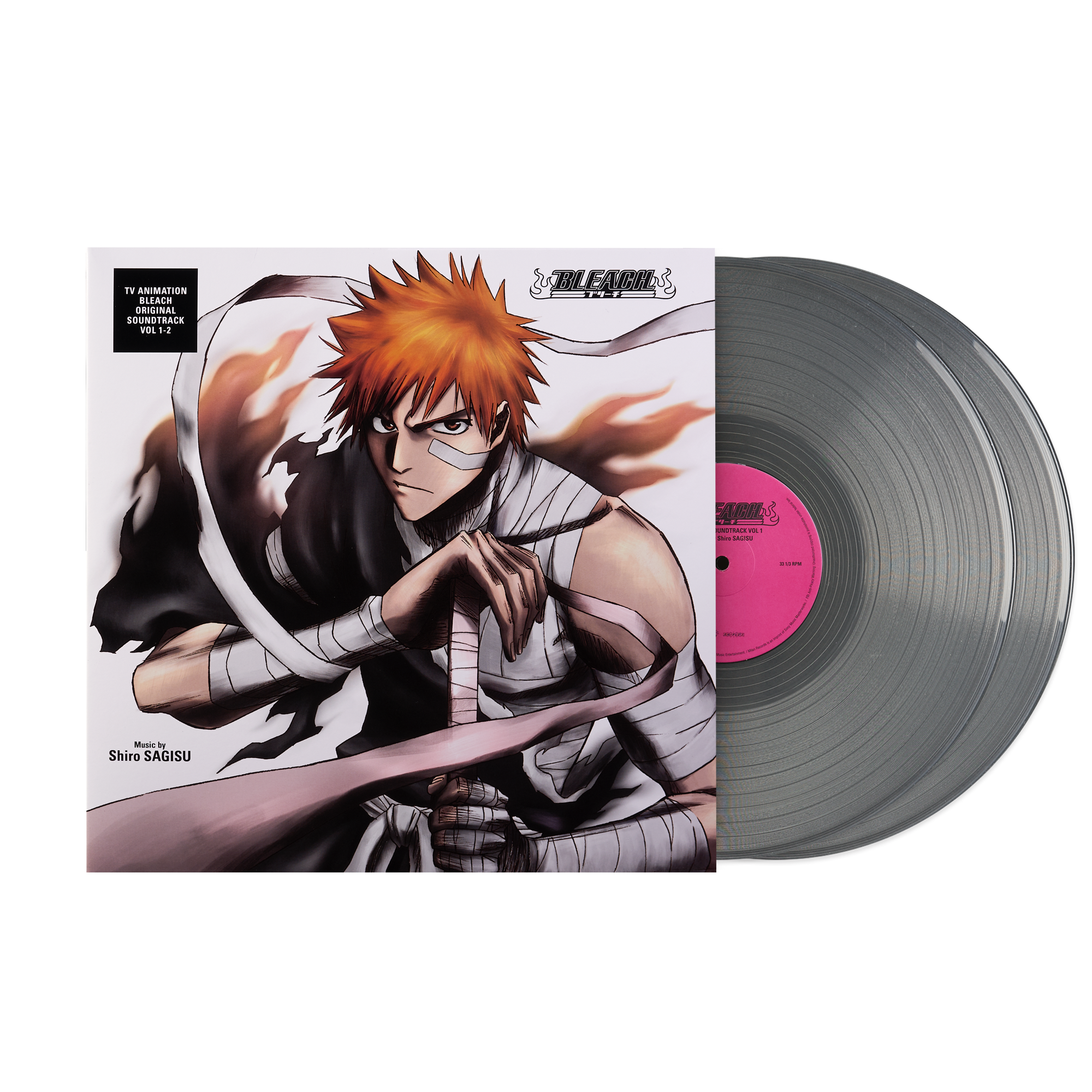 BLEACH (Original Soundtrack) - Shiro SAGISU (2xLP Vinyl Record - Clear