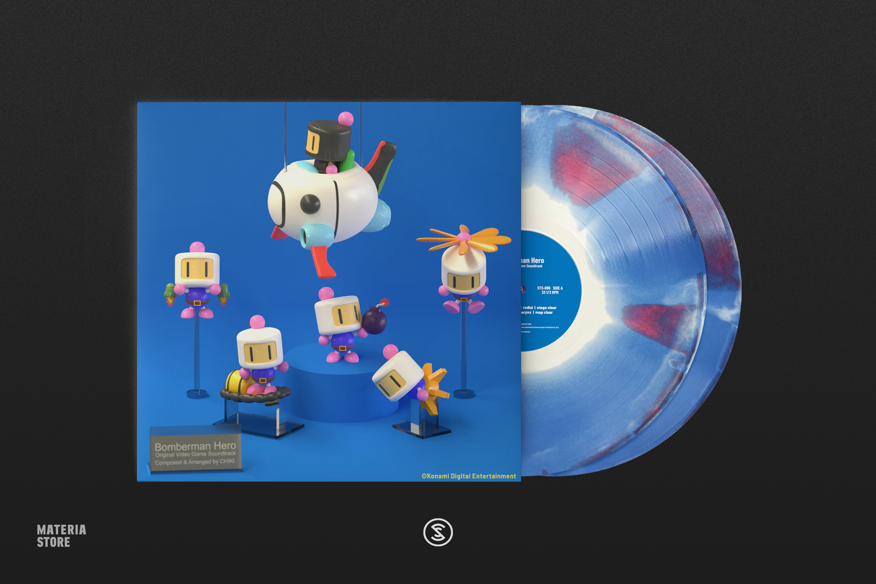 Bomberman Hero (Original Soundtrack) - Jun Chikuma (2xLP Vinyl Record)