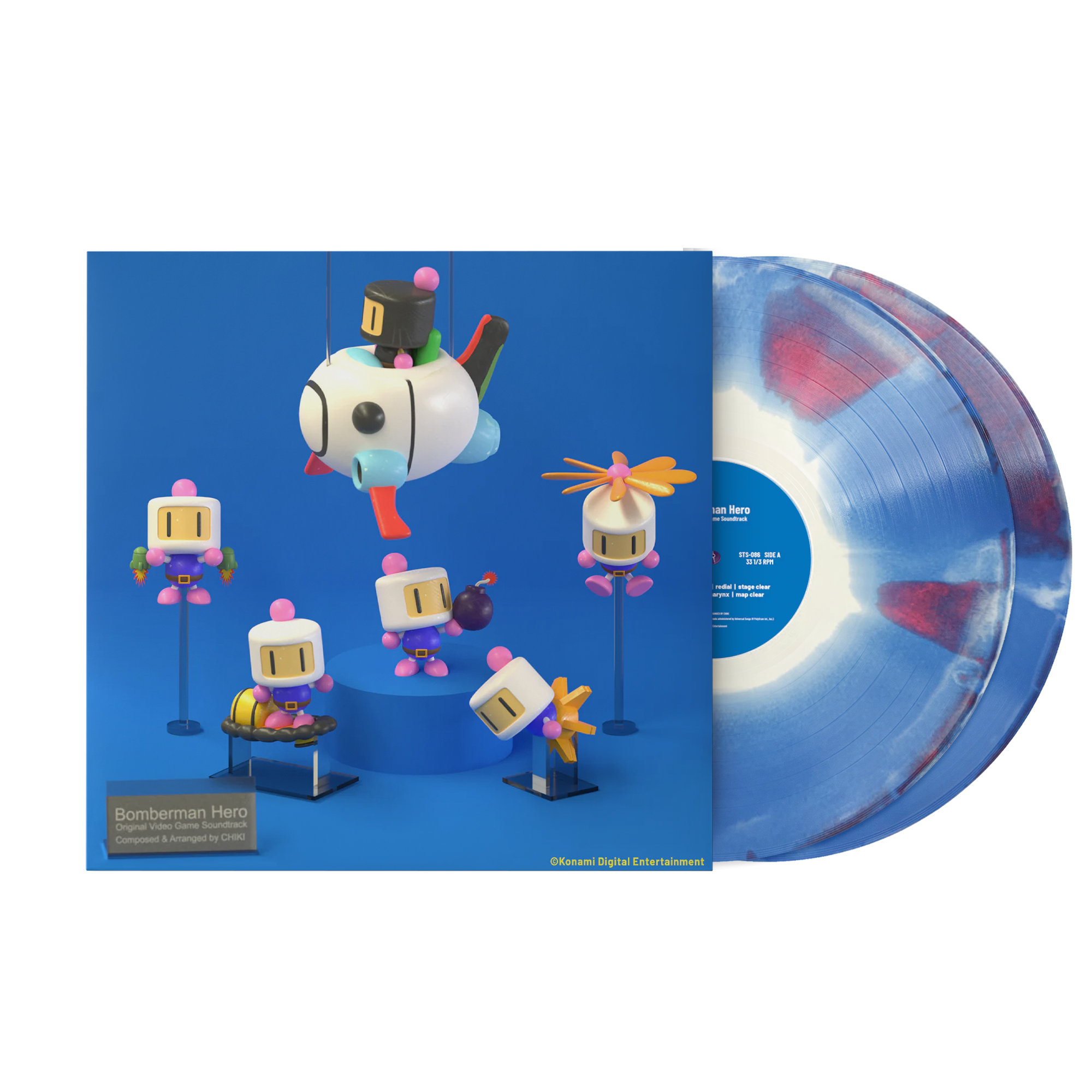 Bomberman Hero (Original Soundtrack) - Jun Chikuma (2xLP Vinyl Record)