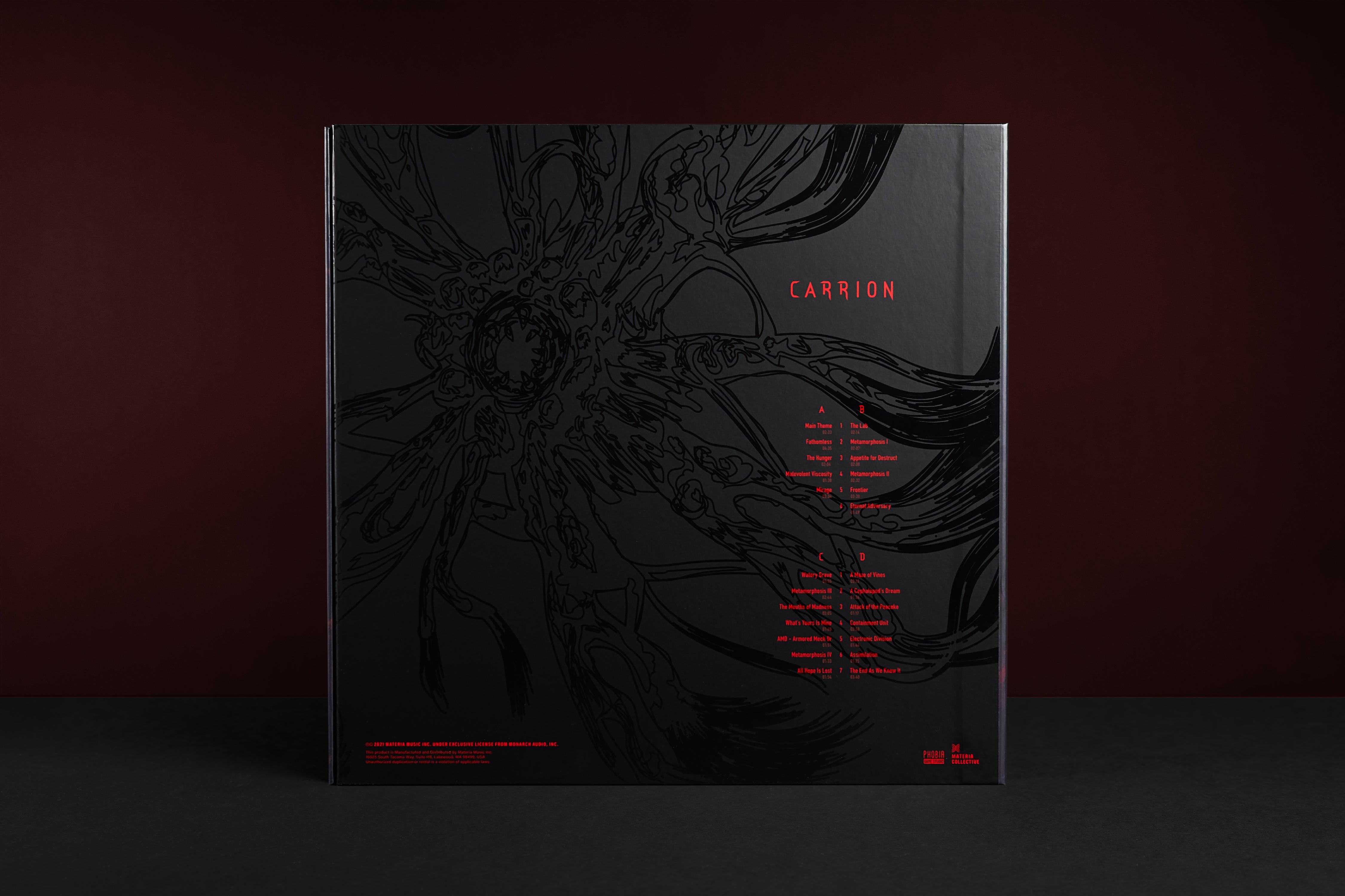 Carrion (Original Game Soundtrack) - Cris Velasco (Limited-Edition 2xL