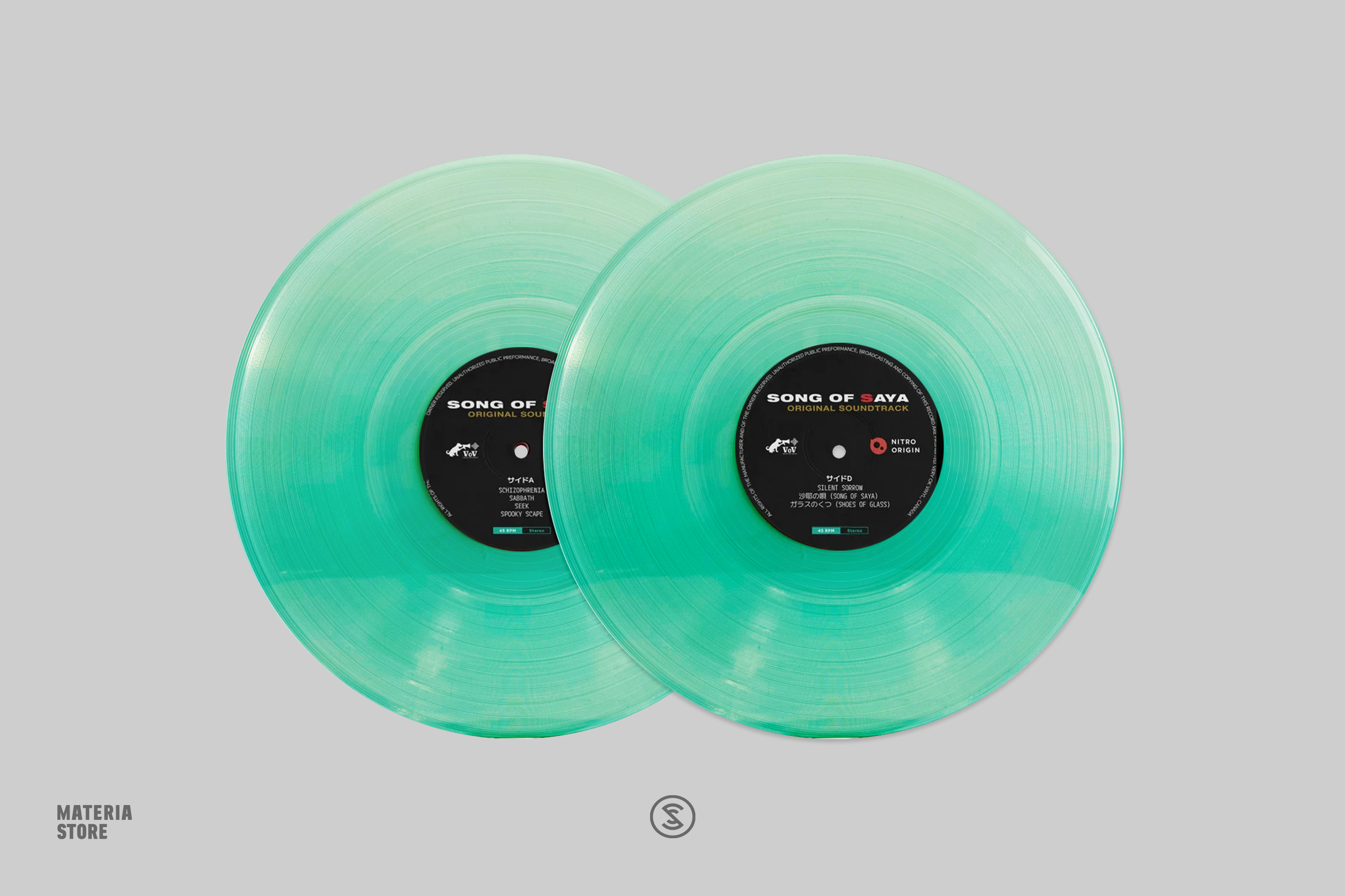 Song of Saya Original Soundtrack (2xLP Transparent "Saya's Wings" Gree