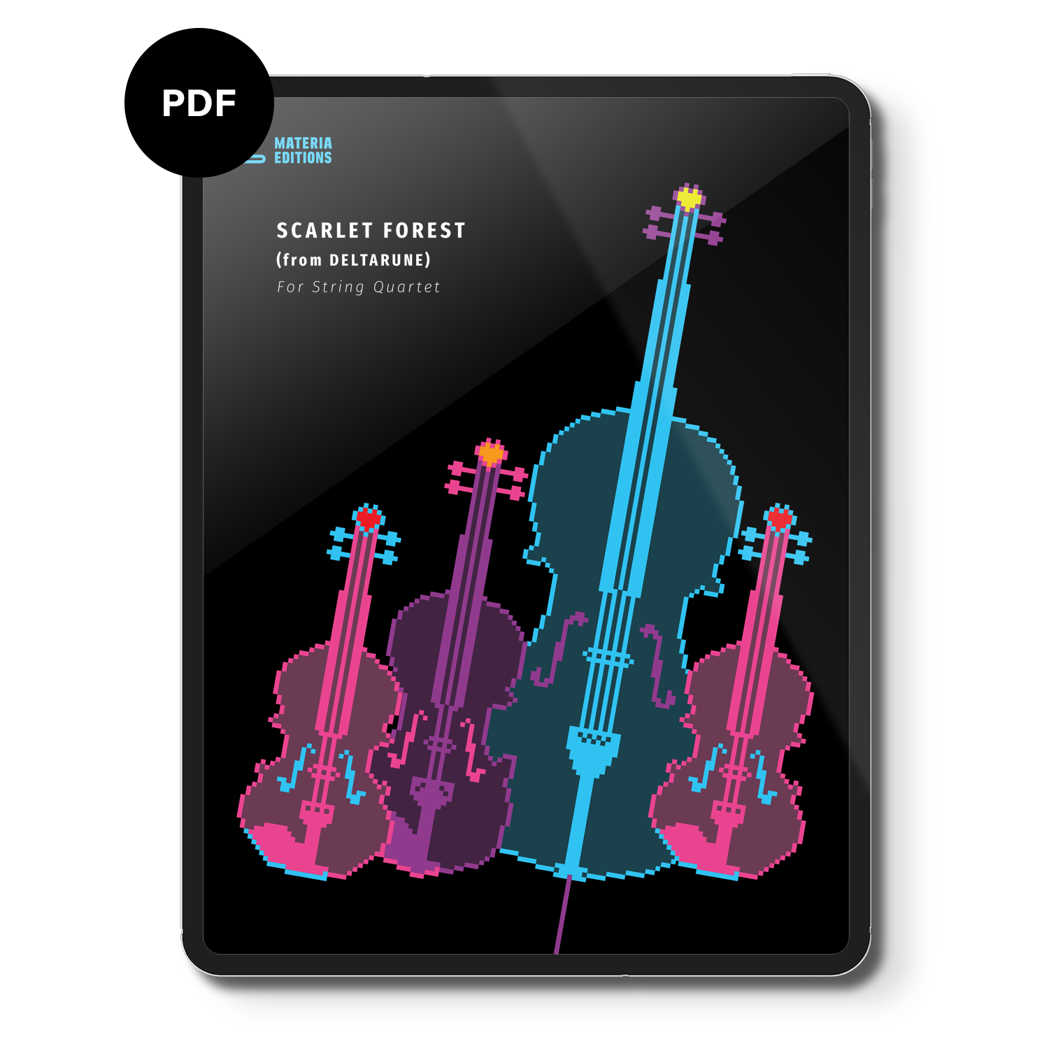 Scarlet Forest (from DELTARUNE) (for String Quartet) Digital Sheet Mus