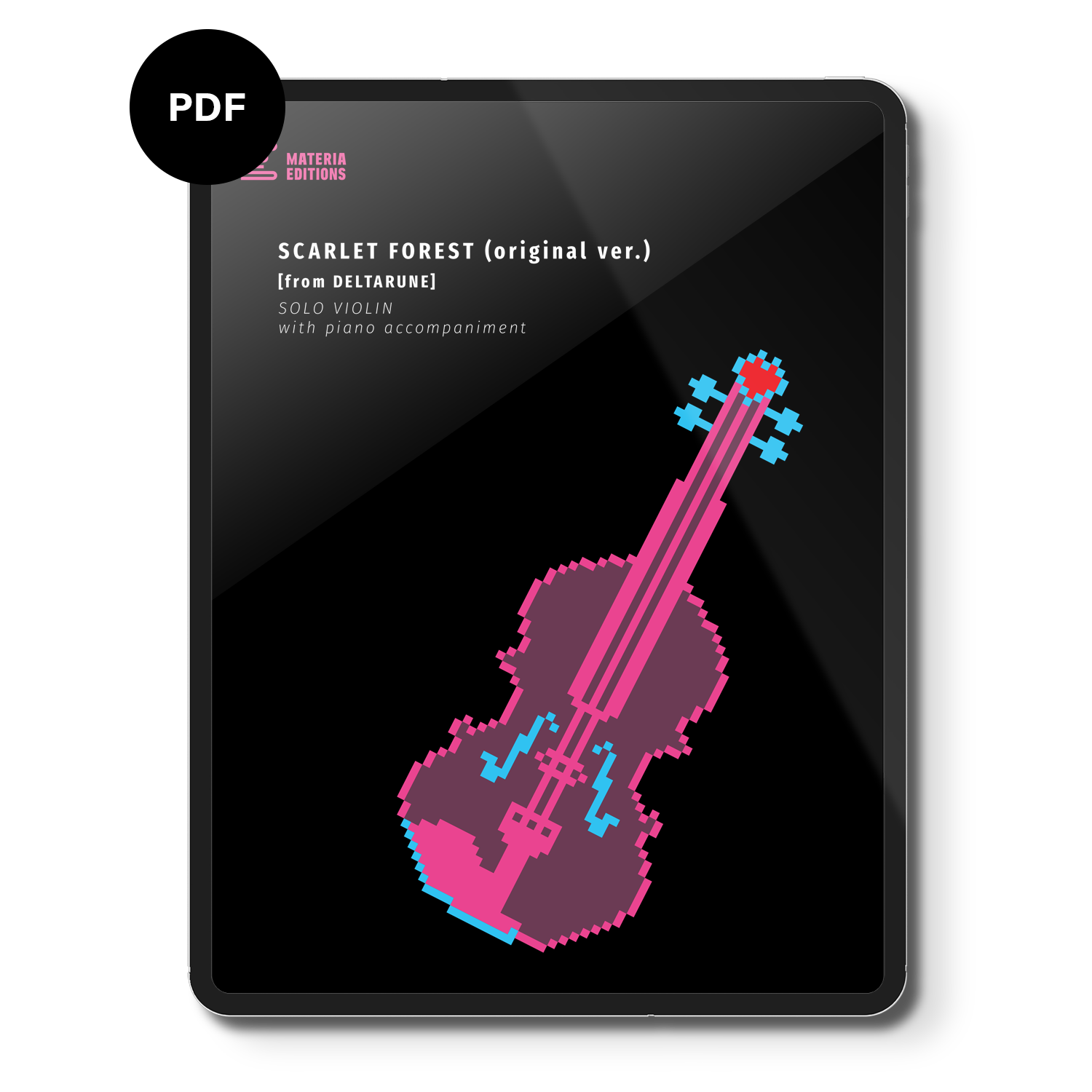 Scarlet Forest (original ver.) (from DELTARUNE) (for Solo Violin with