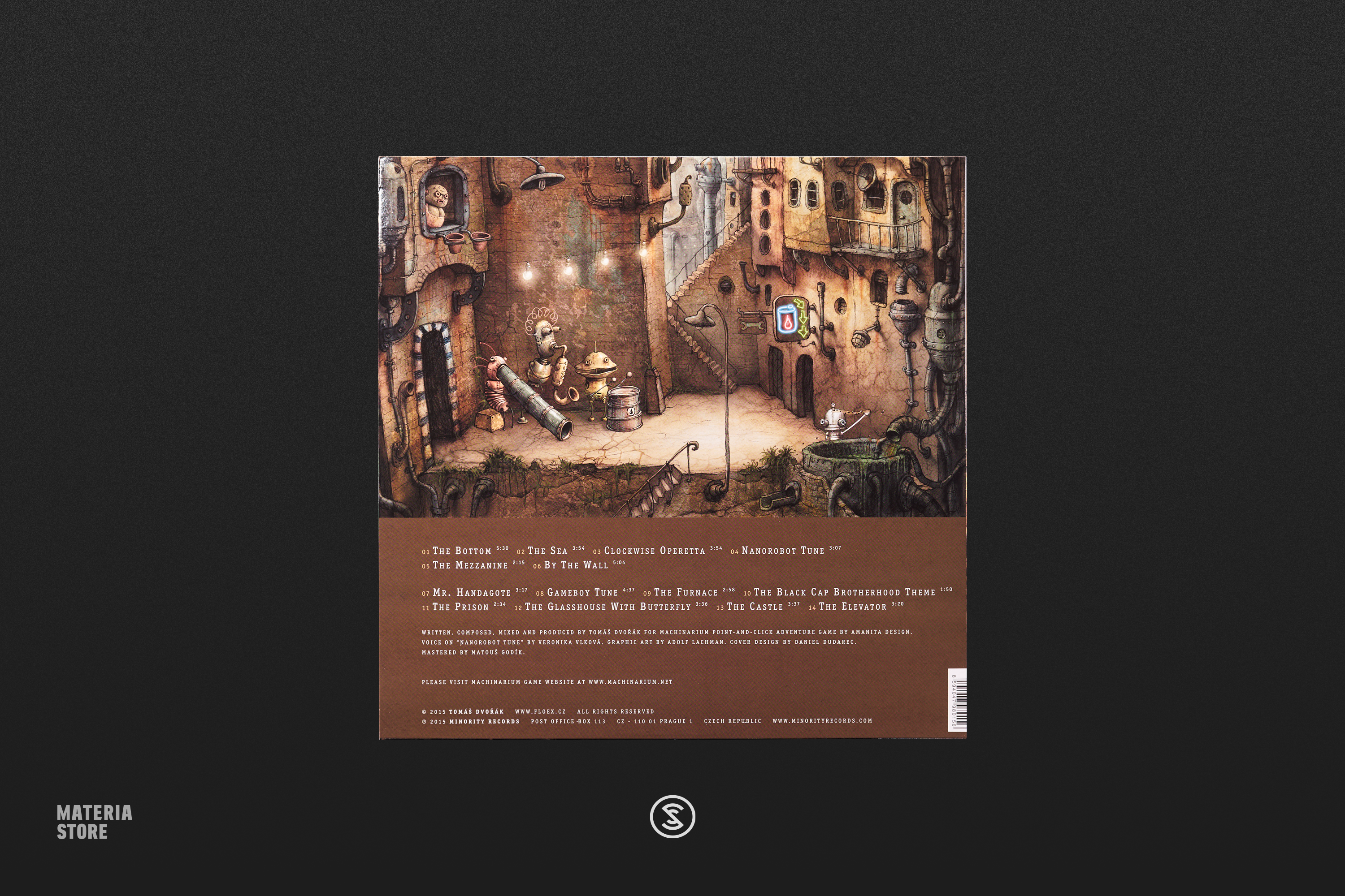 Machinarium (Original Soundtrack) - Tomáš Dvořák (1xLP Vinyl Record)